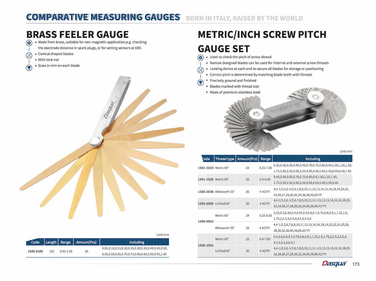 Comparative and measuring gauges – Tac Tools